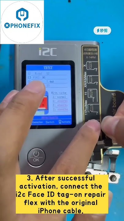 How to use i2C programmer to repair iPhone face problem? #phonefix #diyfixtool #chinaphonefix ...