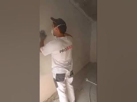 Подготовка под окраску👍 Клеем стеклохолст с помощью механизации👍 - YouTube