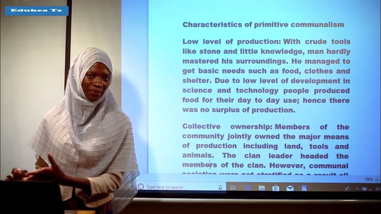 HISTORY FORM I SOCIAL ECONOMIC DEVELOPMENT AND PRODUCTION IN PRE COLONIAL AFRICA - YouTube