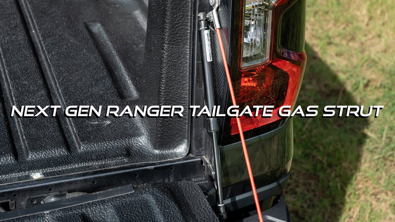 NEXT GEN RANGER TAILGATE STRUT How to Install - YouTube