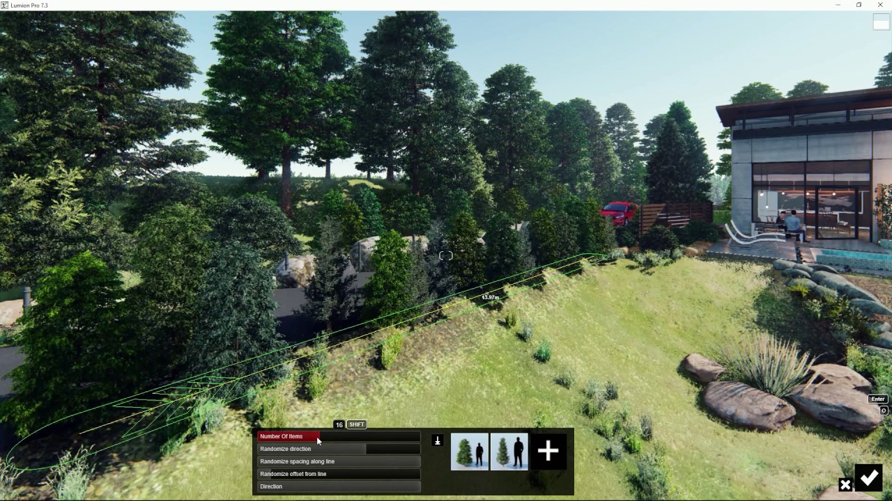 Beautiful renders Within Reach - Trees In Lumion - YouTube