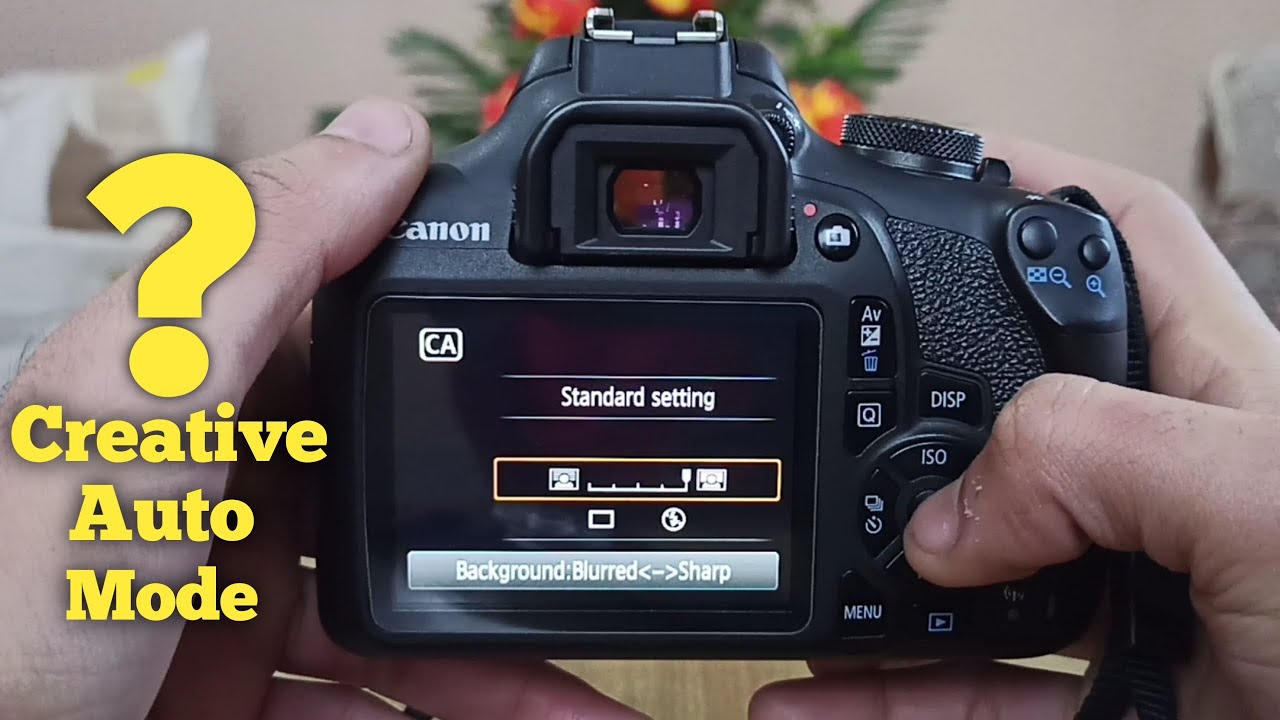 CREATIVE AUTO MODE in DSLR Camera: How and When to Use (Hindi) - YouTube