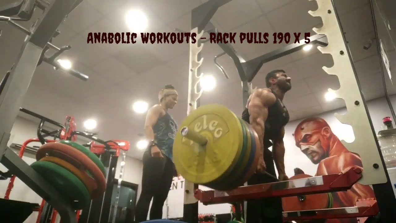 Anabolic Workouts - Rack Pulls for thicker Back - YouTube