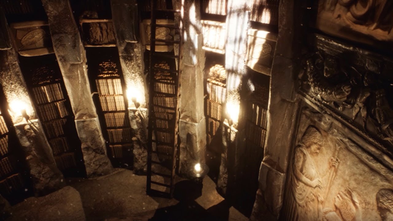 💫Time-travel library l Cinematic trailer + Atmosphere asmr - YouTube