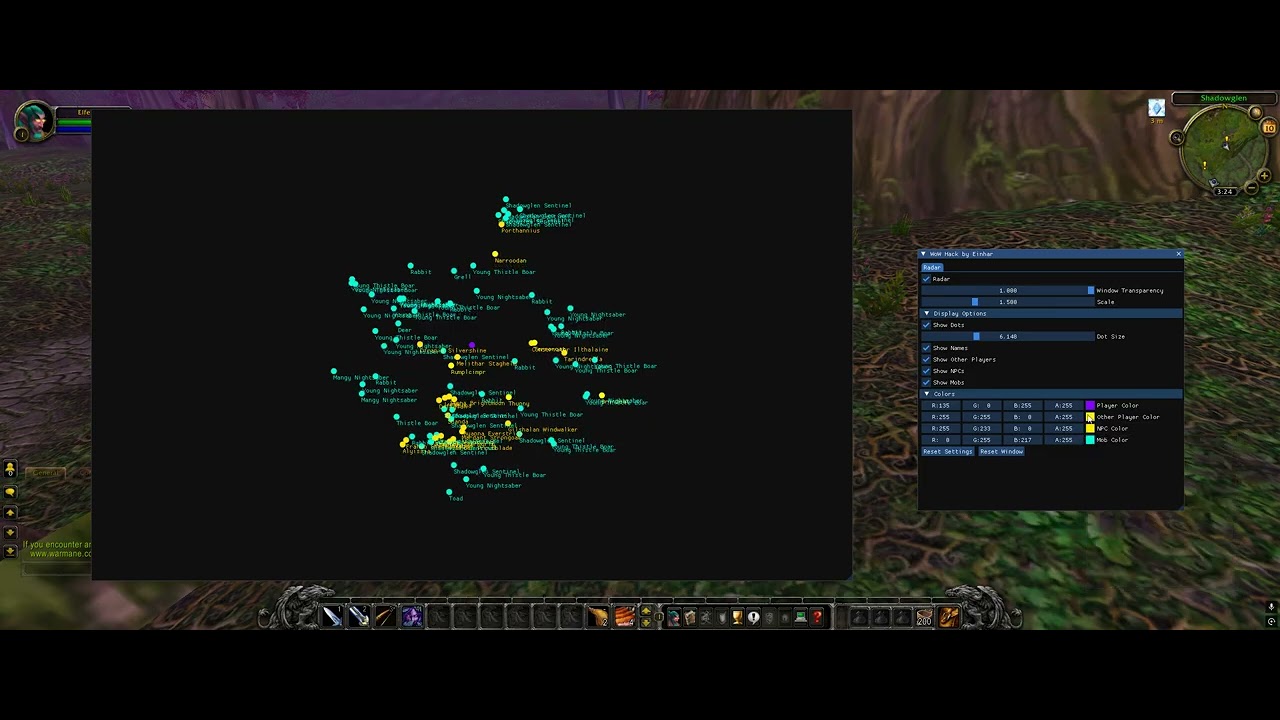 Radar Hack Showcase - WoW 3.3.5 - YouTube