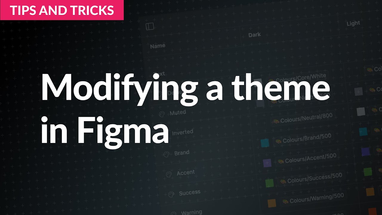 Modifying a theme in Figma - YouTube