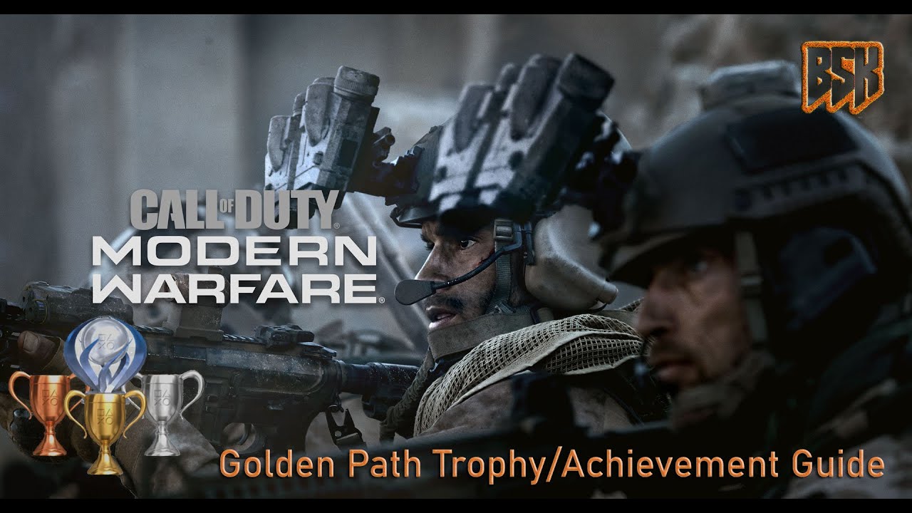 Call Of Duty - Modern Warfare (Golden Path Trophy/Achievement Guide ...