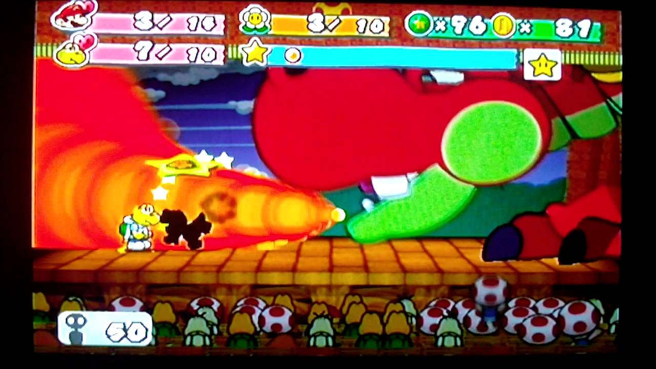 Boss Battles: Hooktail - Paper Mario: The Thousand Year Door - YouTube