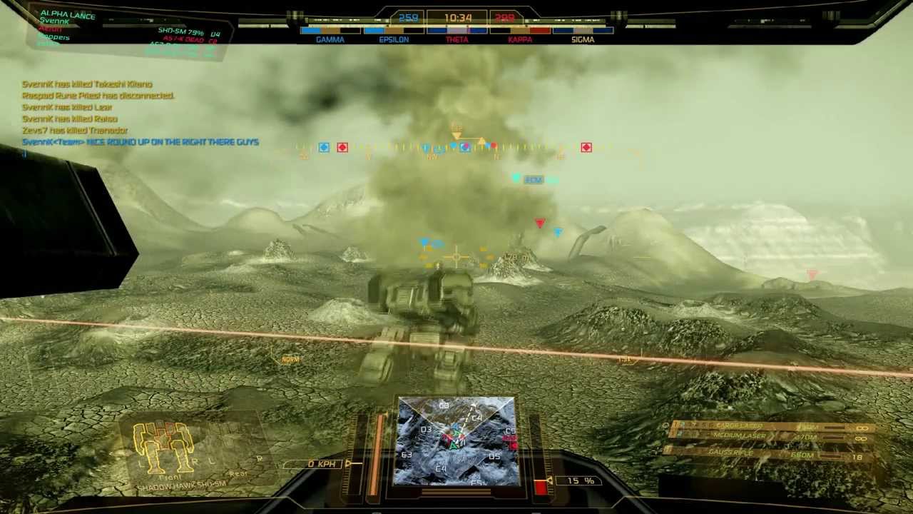 Mechwarrior Online: The new Gauss Rifle. - YouTube