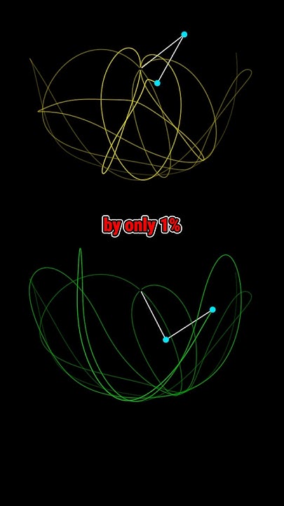 Double Pendulum Chaos #mathematics #physics #math #maths - YouTube