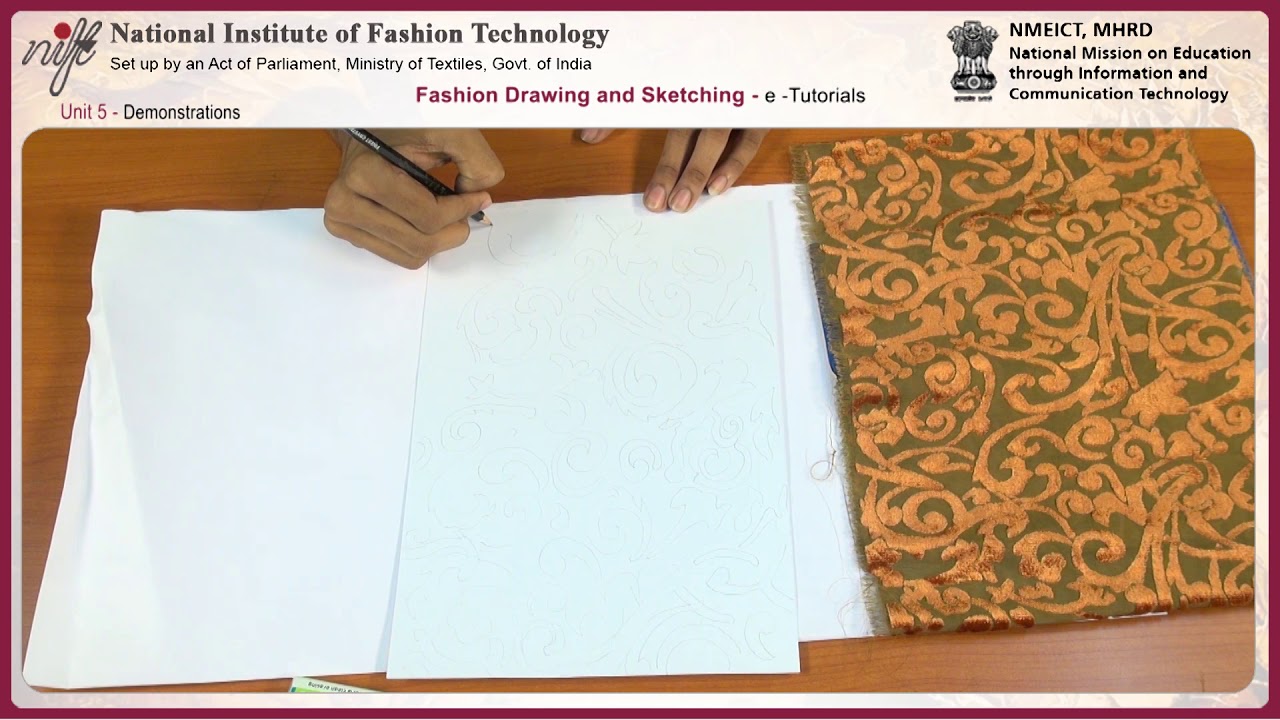 Fashion drawing and sketching: demonstrations-9 - YouTube