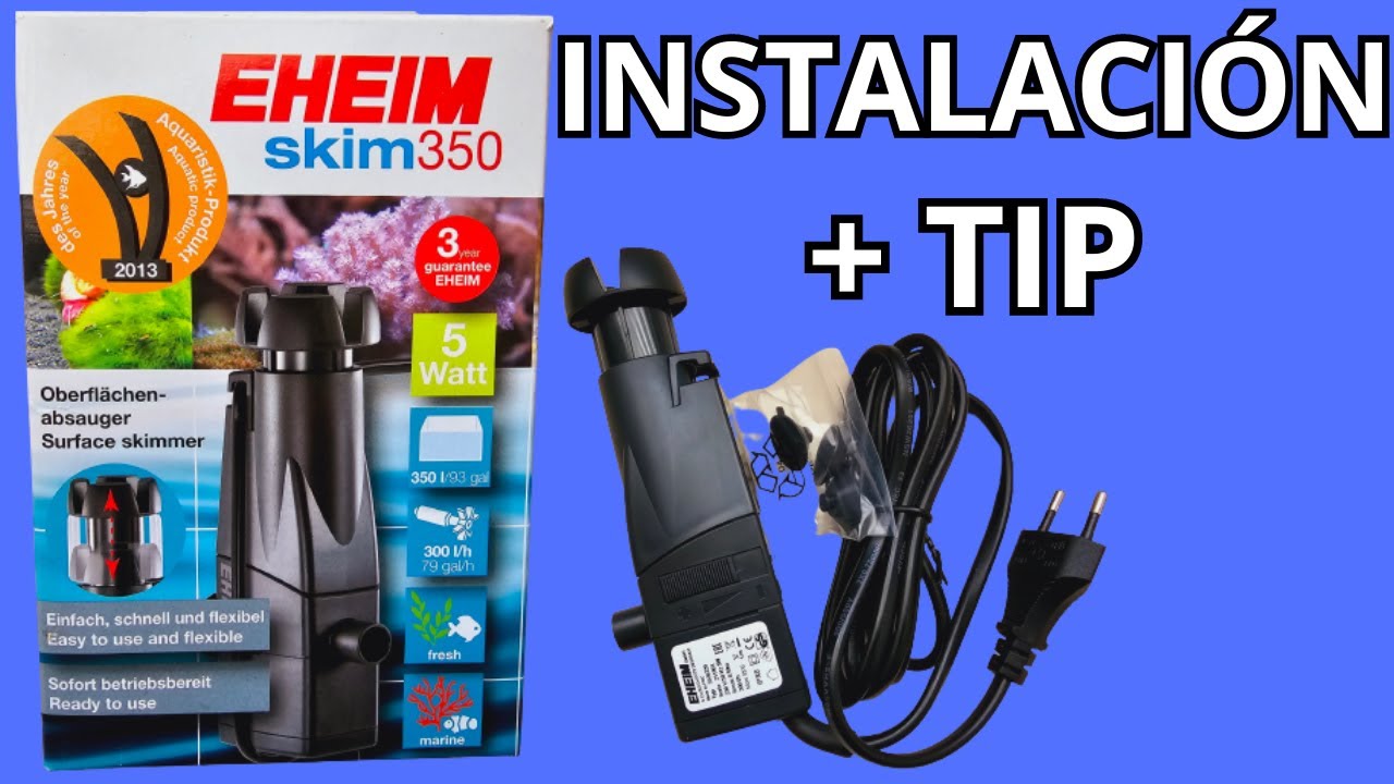 SKIMMER DE SUPERFICIE EHEIM INSTALACION + TIP PARA LIMPIARLO FACIL SIN DESMONTARLO - YouTube
