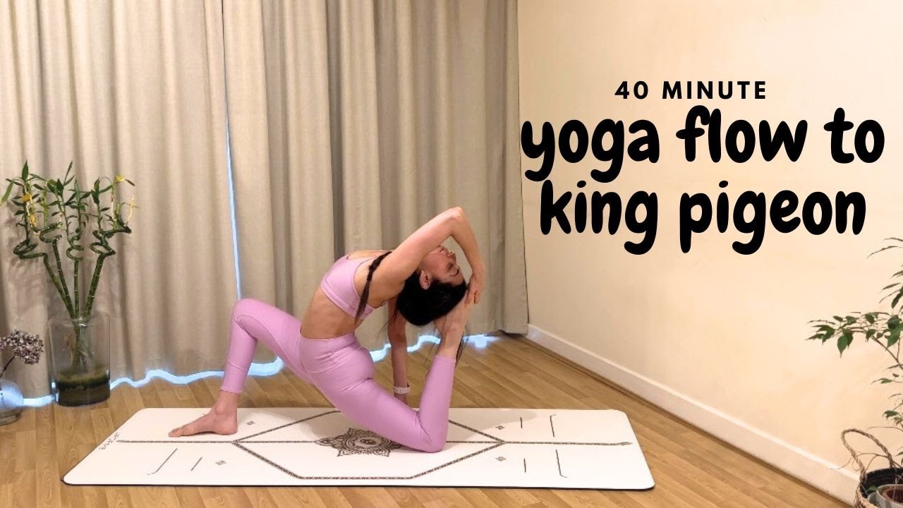 YOGA FLOW TO KING PIGEON || INTERMEDIATE/ ADVANCE YOGA FLOW || VINYASA ...