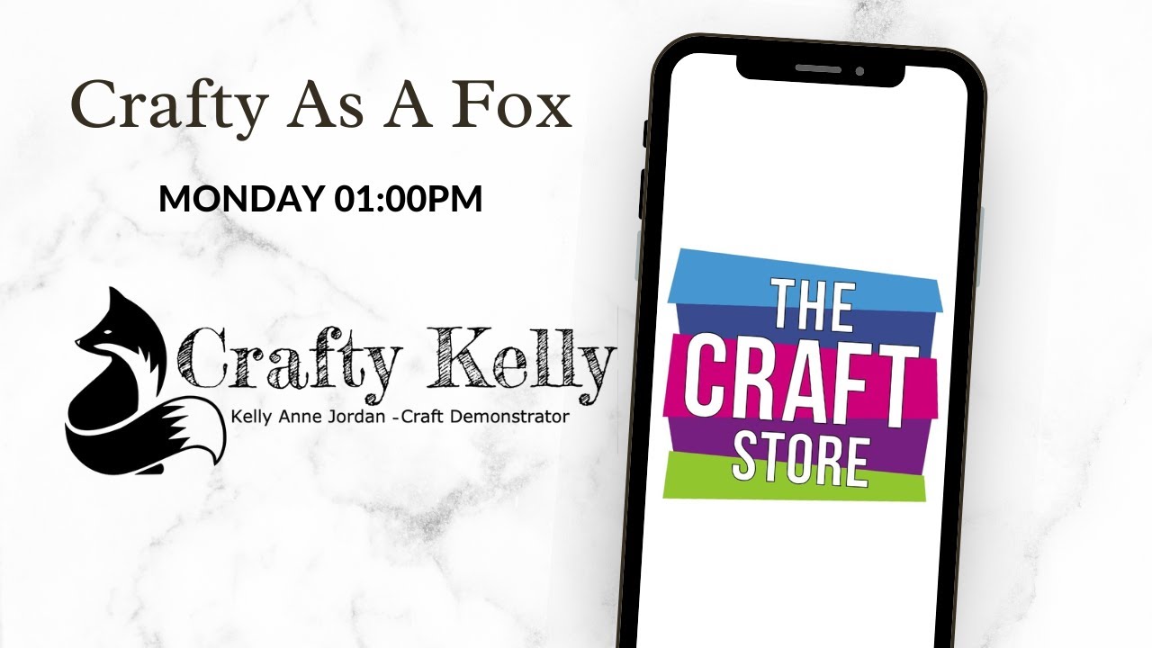 The Craft Store Live with Crafty As A Fox! - YouTube
