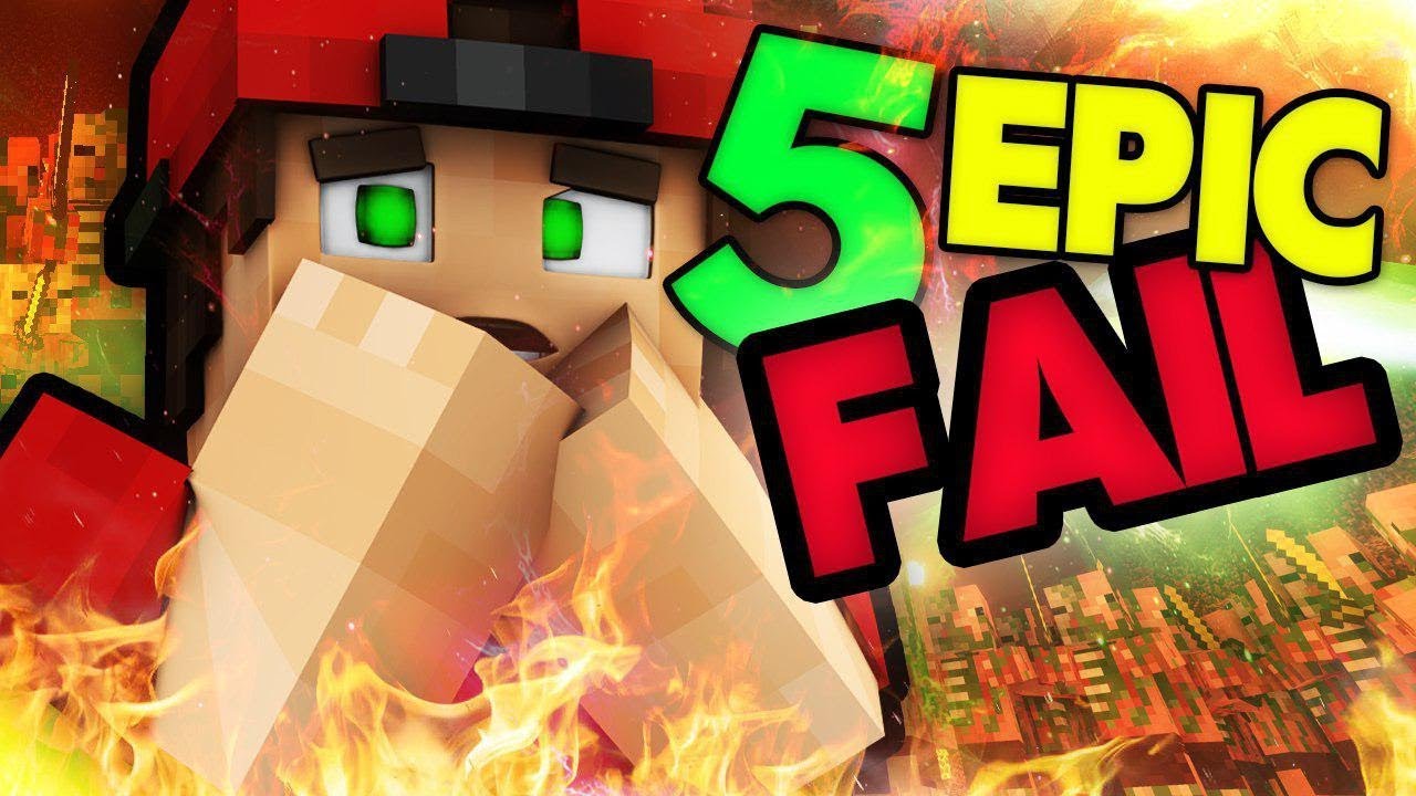 Minecraft [Curiosità] ~ 5 EPIC FAIL IN MINECRAFT - YouTube