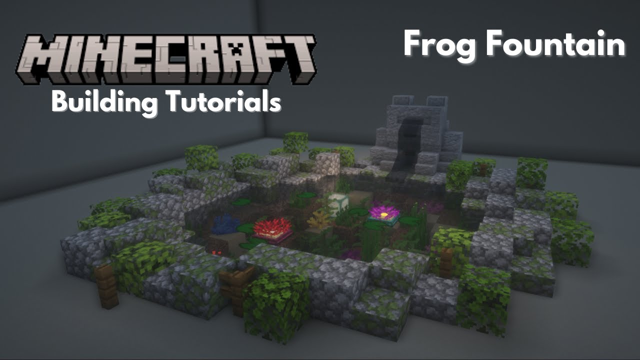 Frog Fountain - Minecraft Tutorials - YouTube