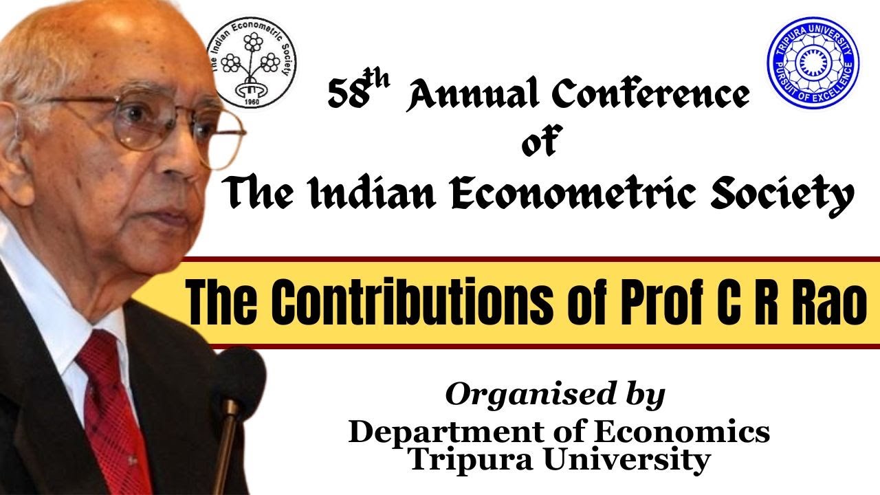 The Contributions of Prof C R Rao | Prof. C Rangarajan | Prof. K L ...