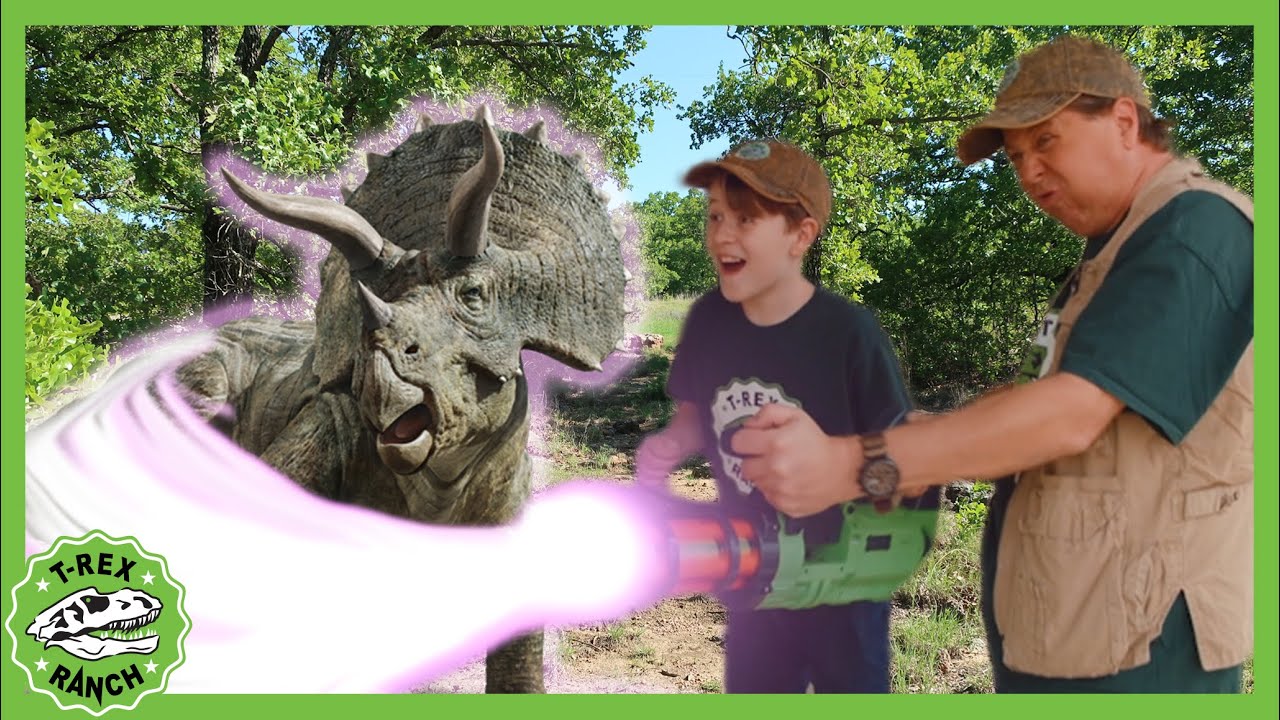 The Game Is On! | T-Rex Ranch Dinosaur Videos - YouTube
