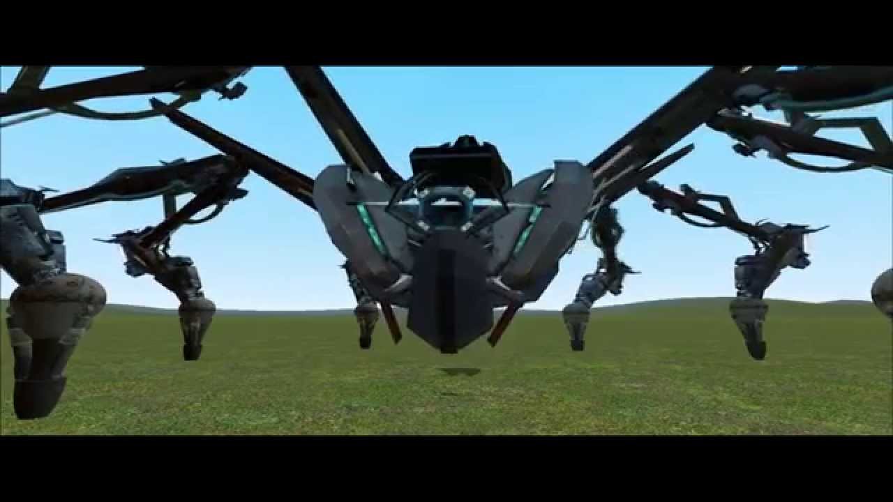 gmod Robot Spider Giger - YouTube