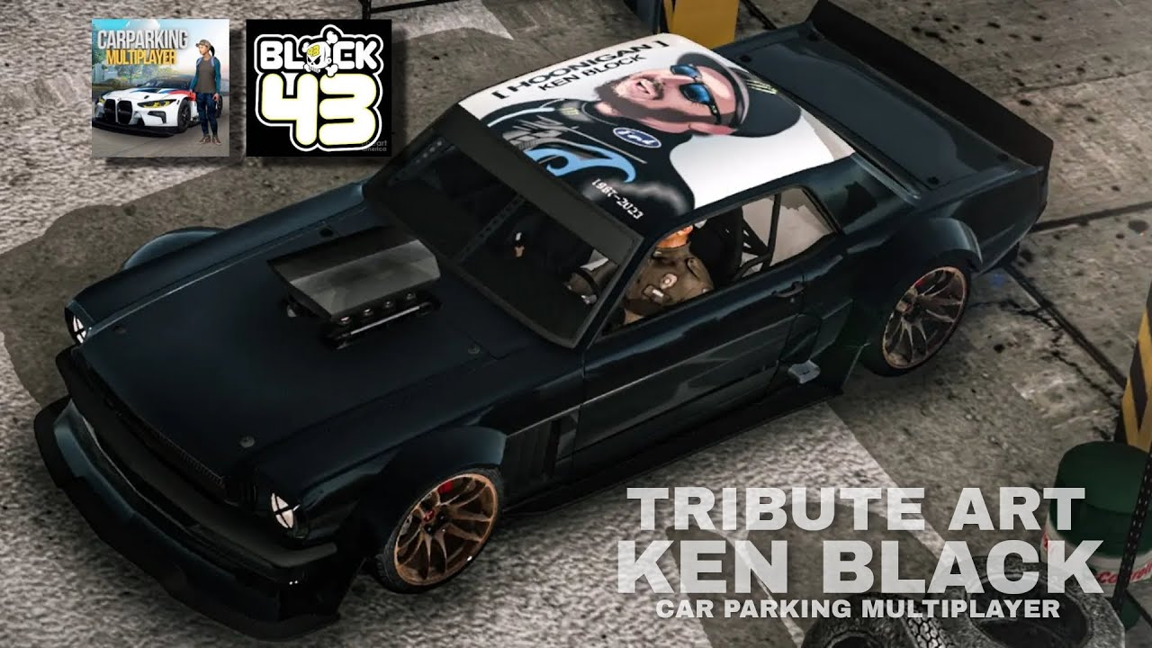Ken Block 43 | Tribute Art | Car parking multiplayer - YouTube