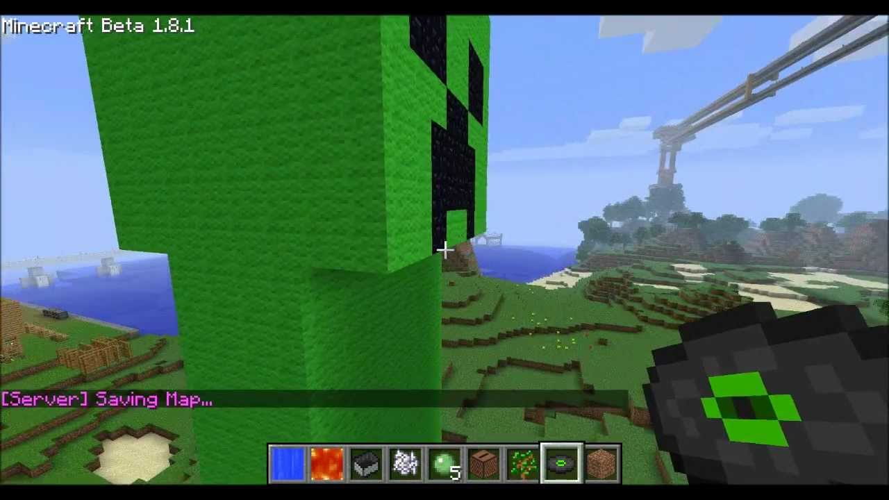 How to build a creeper in minecraft - YouTube