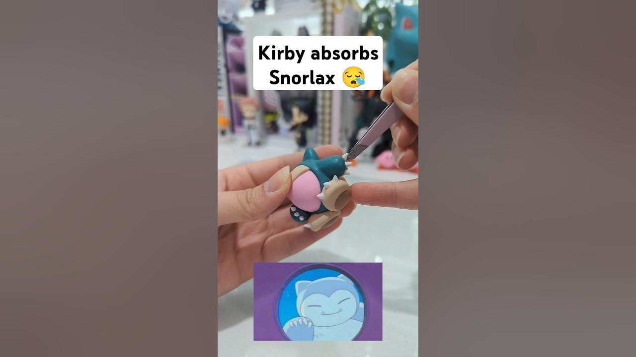 Snorby used yawn! It's super effective! 🥱 | Part 3 of Kirby's Pokemon series #polymerclay - YouTube