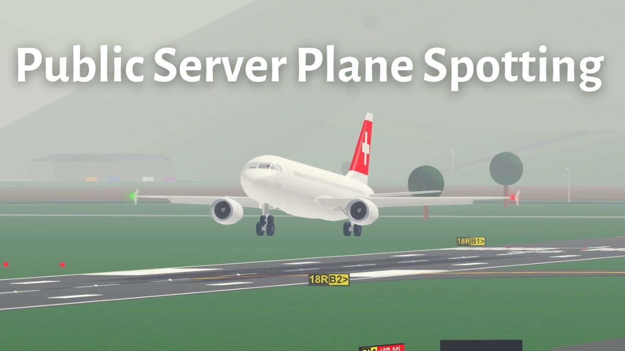 I went plane spotting in a PTFS public server... - YouTube