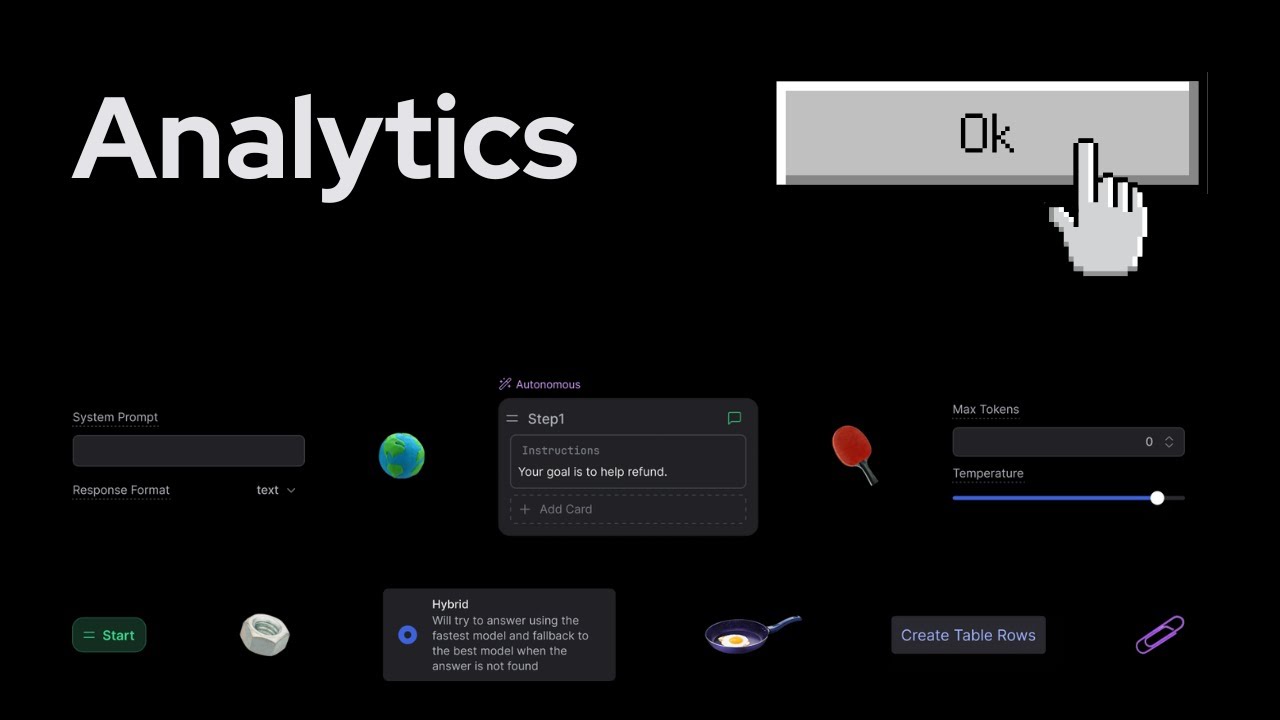 Botpress Dashboard Interface Guide: Analytics - YouTube