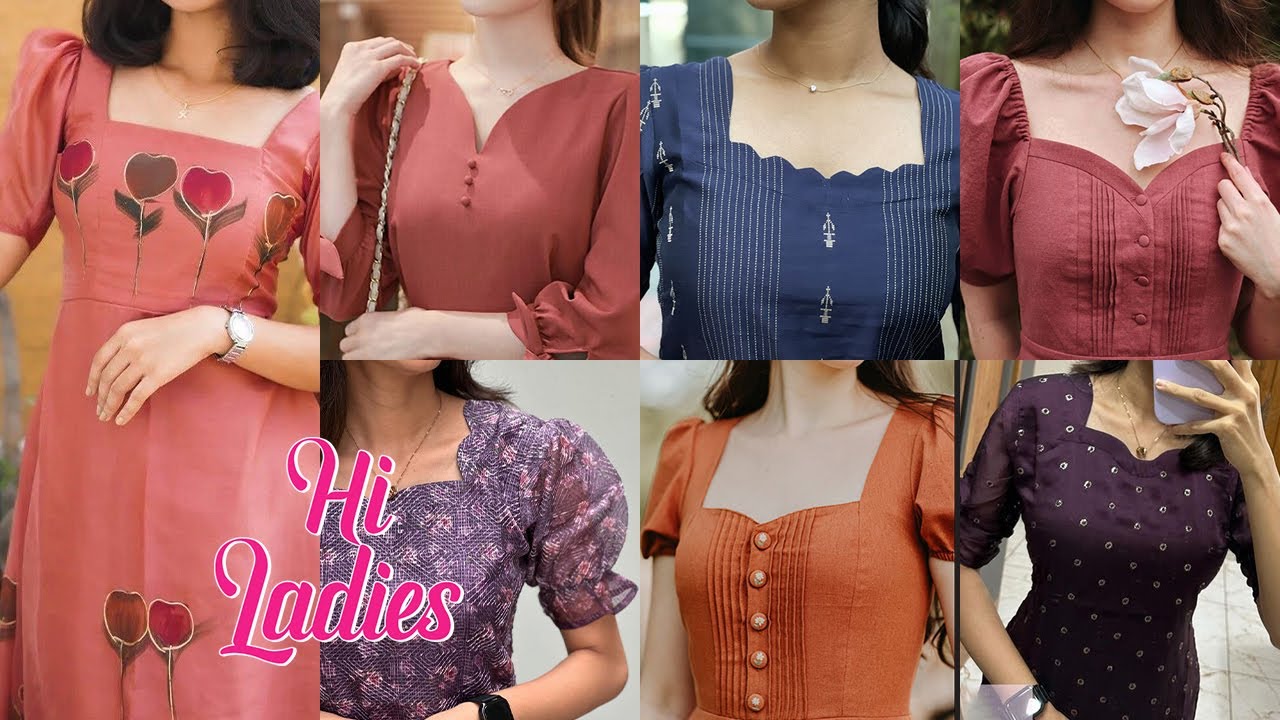 Neck designs for girls | New Frock design #new 😍👗 - YouTube