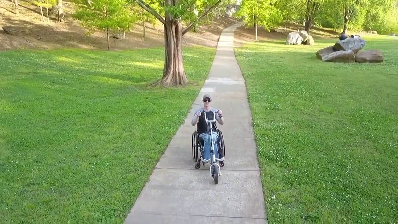 Dragonfly Attachable Handcycle - YouTube