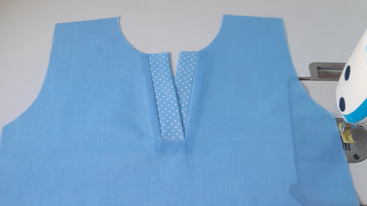 The best way Placket cutting and stitching easily Without fatigue - YouTube