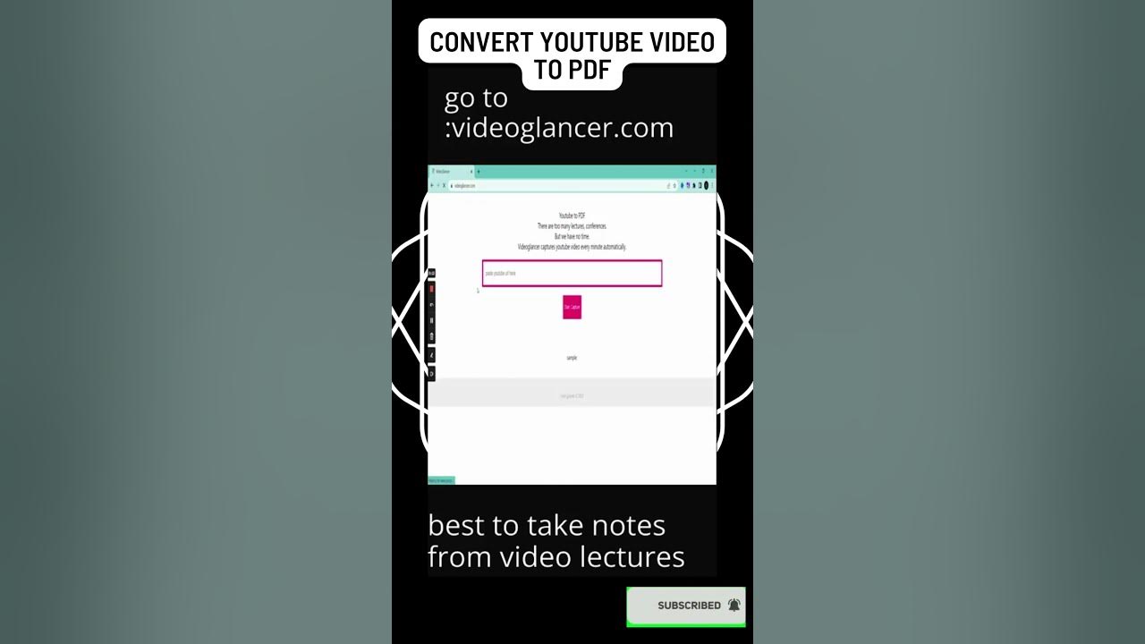 "😱Never miss an important detail again with Videoglancer!"for free - YouTube