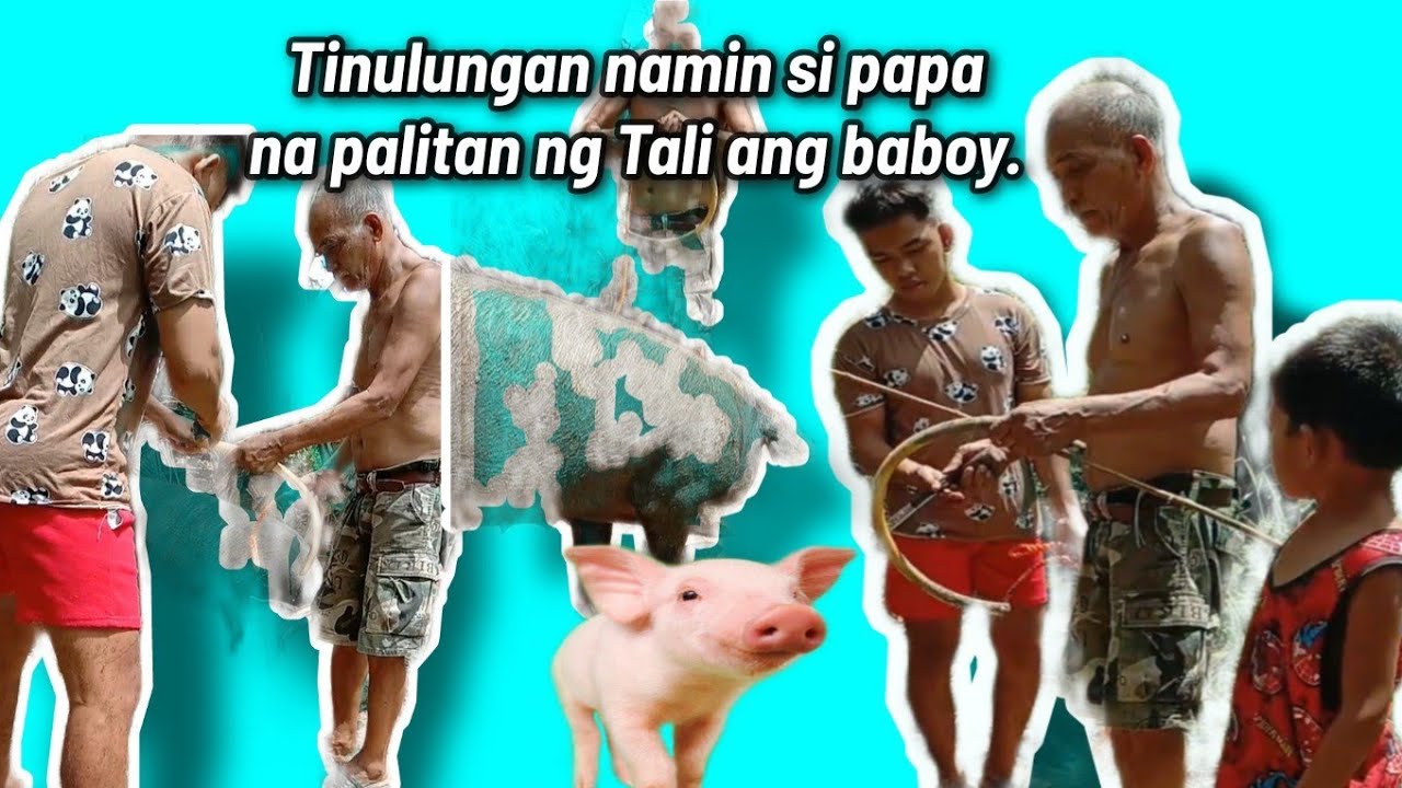 Nakawala ang inahing baboy || Pinalitan ni papa ng Tali || Chanz kie Channel - YouTube