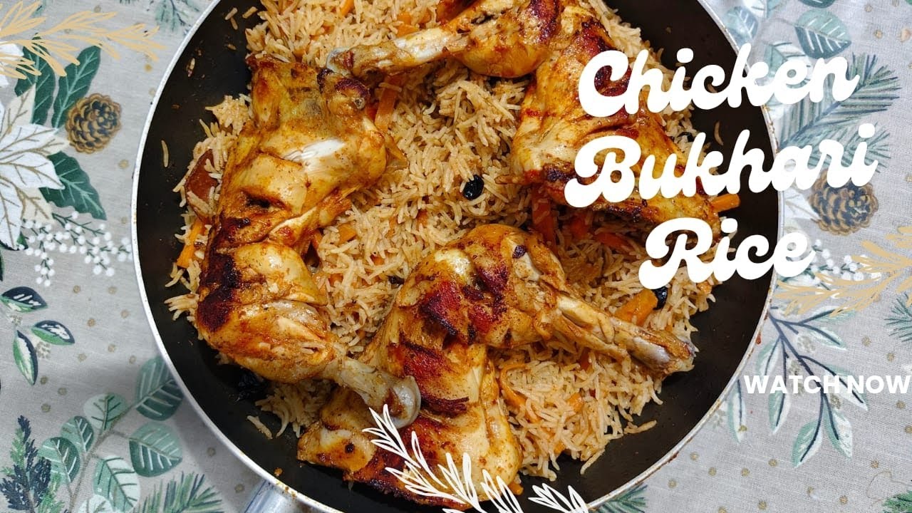 Chicken Bukhari Rice recipe/Arabic Bukhari Rice #chicken #chickenrecipe ...