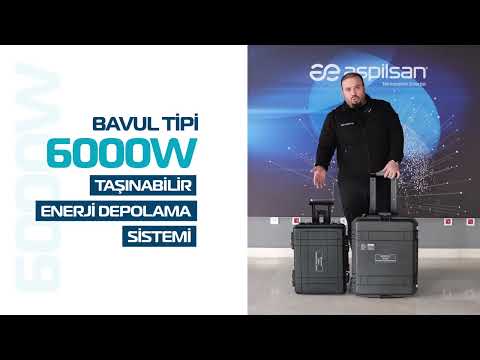 ASPİLSAN Enerji 3000W & 6000W Bavul Tipi Taşınabilir Güç İstasyonları ile Enerji Her Yerde!