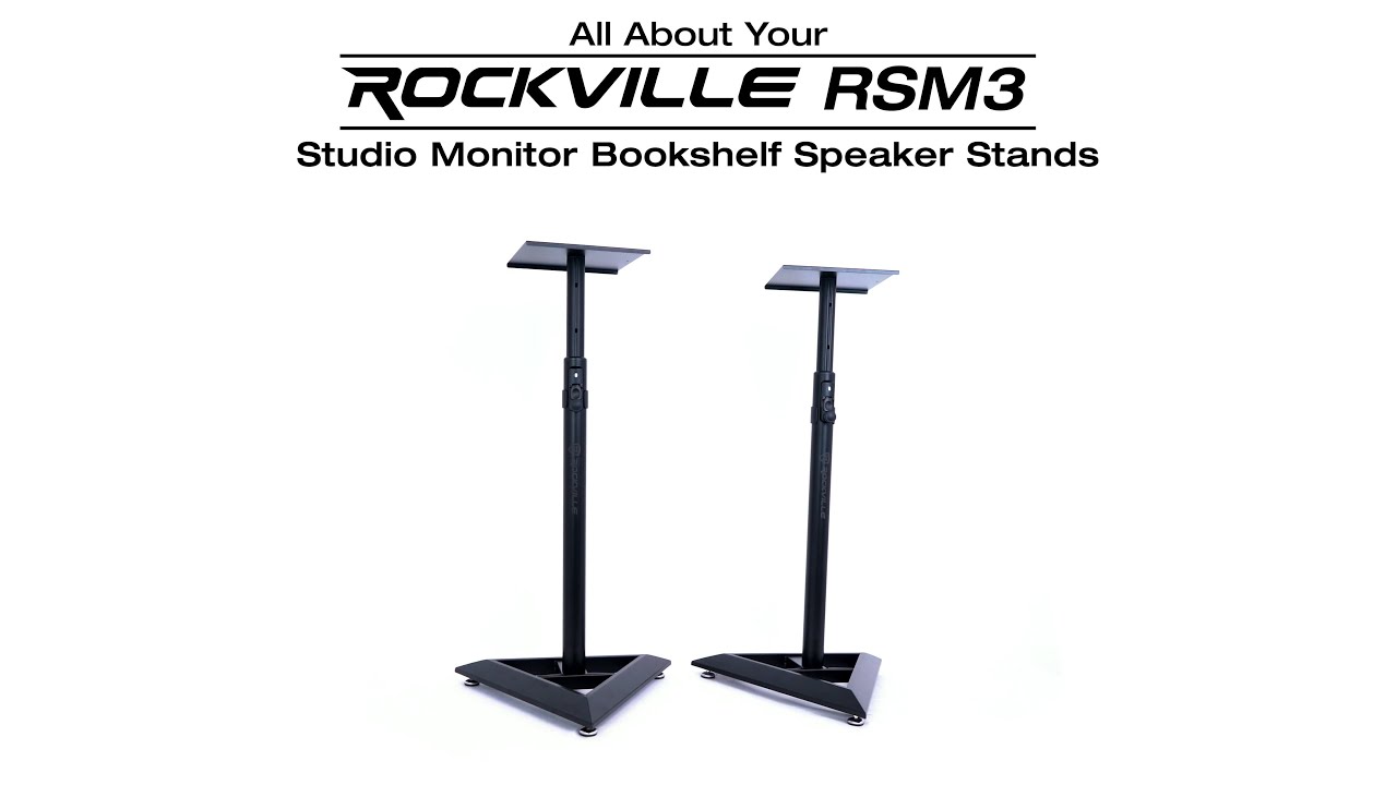 All About Your (2) Rockville RSM3 Studio Monitor Bookshelf Speaker ...