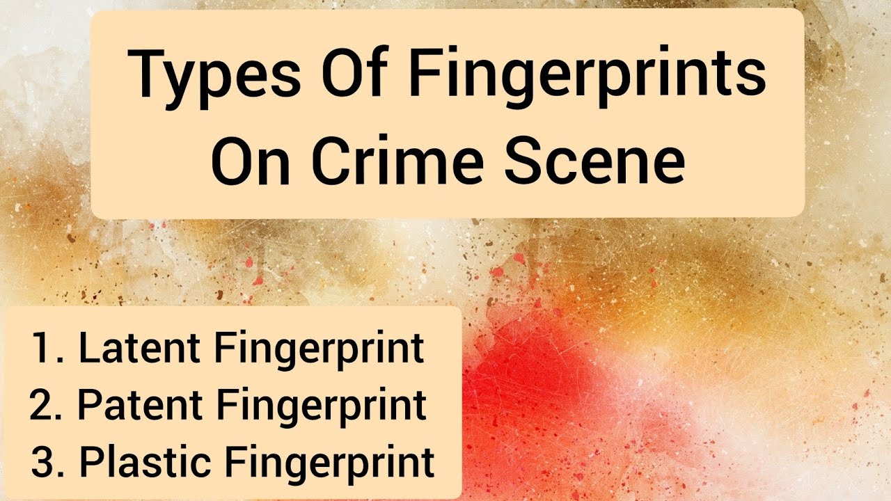 Types Of Fingerprints On Scene Forensic Dermatoglyphics Types Of Fingerprints On Scene Forensic Dermatoglyphics