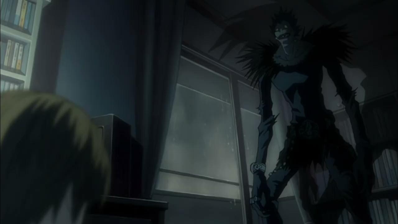 Light's 1st encounter with Ryuk. - YouTube