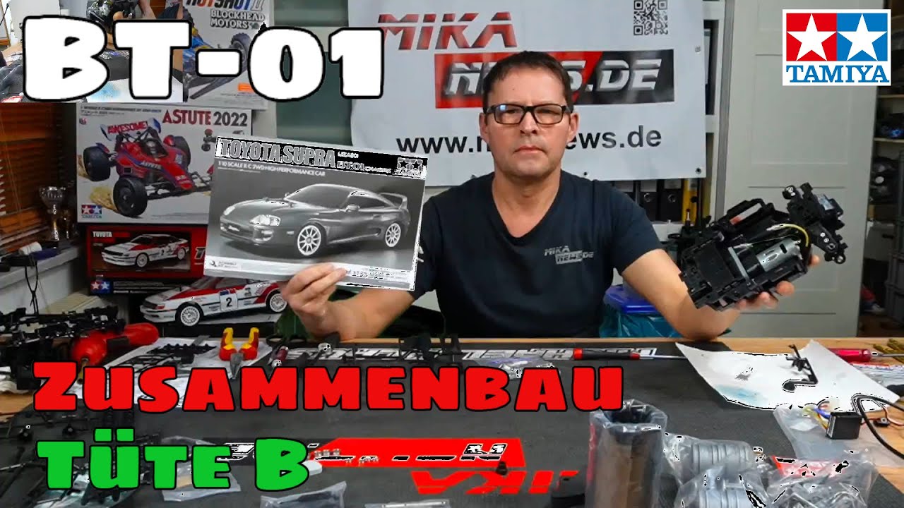 Ich baue meinen Tamiya BT-01 2WD Tourenwagen Tüte B - Zusammenbau ...