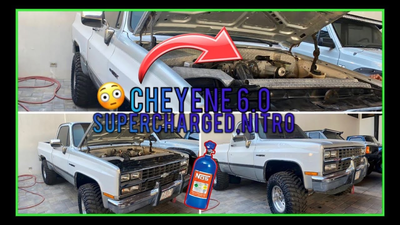 LA CHEYENNE DE 1985 CON SWAP 6.0 SUPERCHARGUER NITRO Y ÁRBOL👌🏻🔥🏁SUENA ...