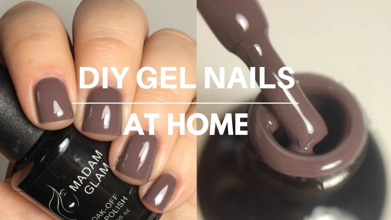 Diy Gel Nails At Home Youtube
