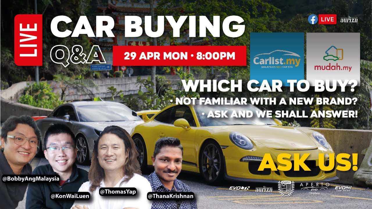 Weekly LIVE Car Buying Q&A | Evomalaysia.com (29/4/2024) - YouTube