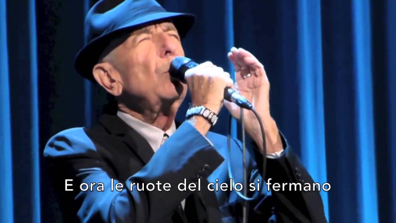 Leonard Cohen - The future - live (sub ITA) - YouTube