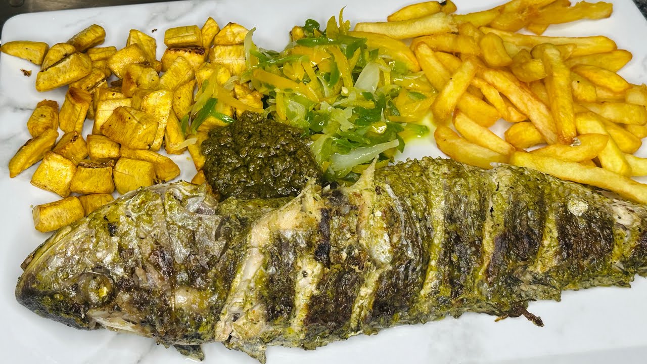 Cameroon style roasted fish/ poisson Braisé #grilledfishrecipe # ...