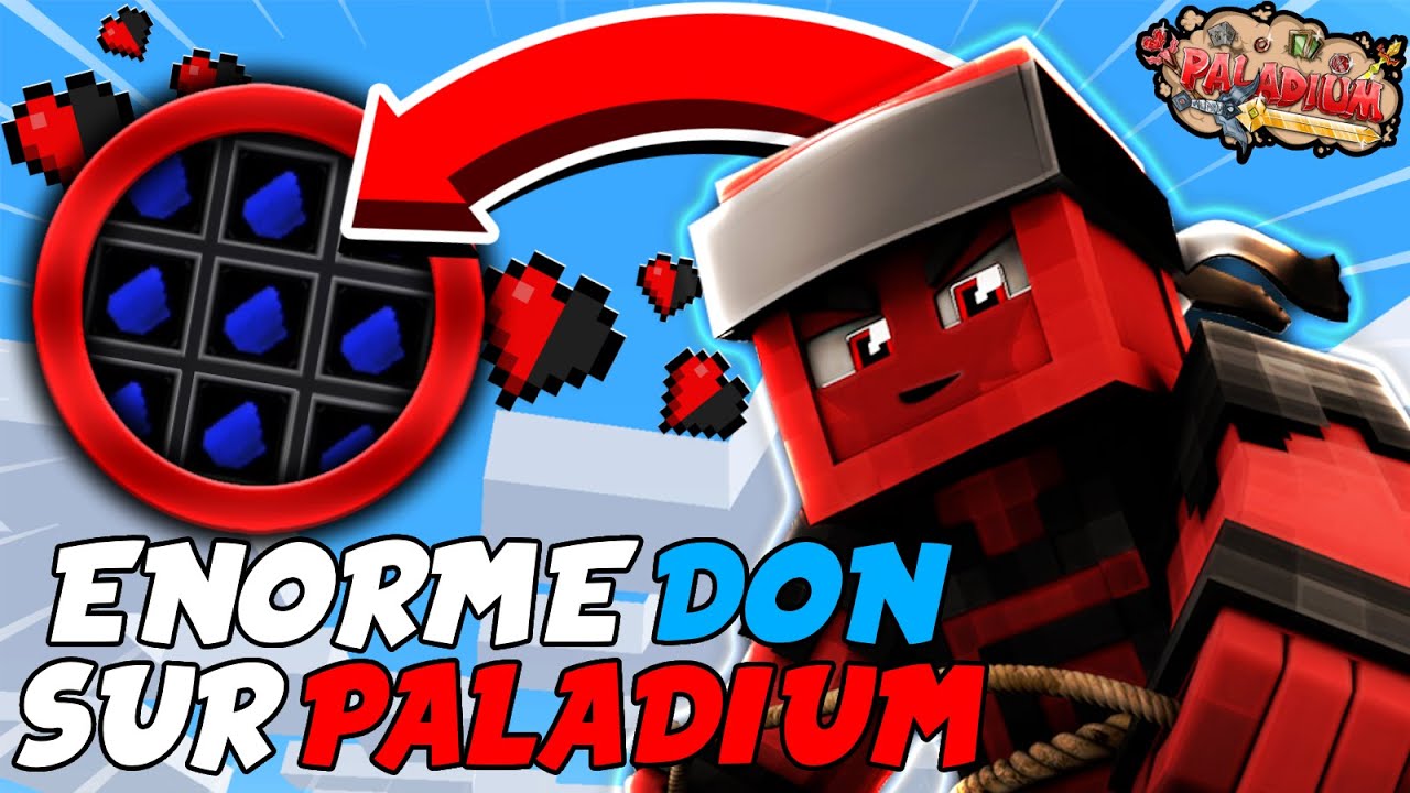 LE PLUS GROS DON DE L'HISTOIRE DE PALADIUM ? + Concours 10000 PB ...