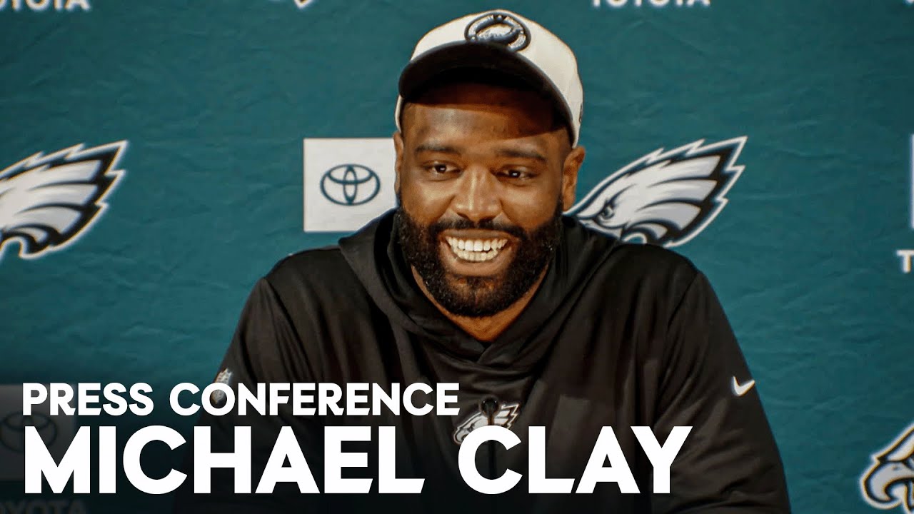 Eagles Press Conference: Michael Clay | September 7, 2023 - YouTube