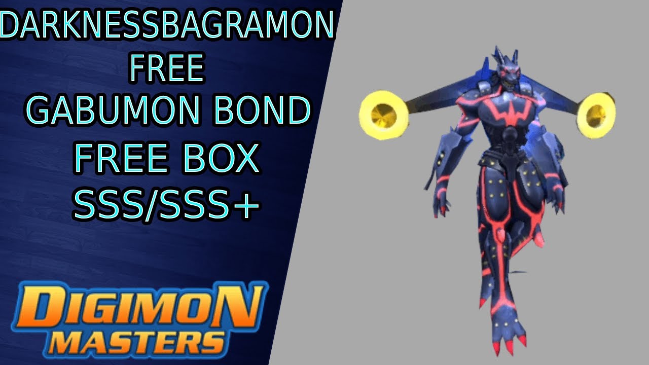 Digimon Masters DarknessBagramon Free Box SSS+ Gabumon Bond DMO Att 02/04/2024 - YouTube