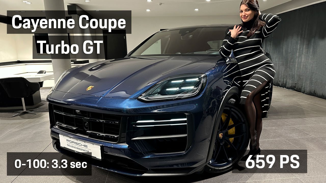Porsche Cayenne Coupe Turbo GT color Algarve Blue Metallic interior GT ...