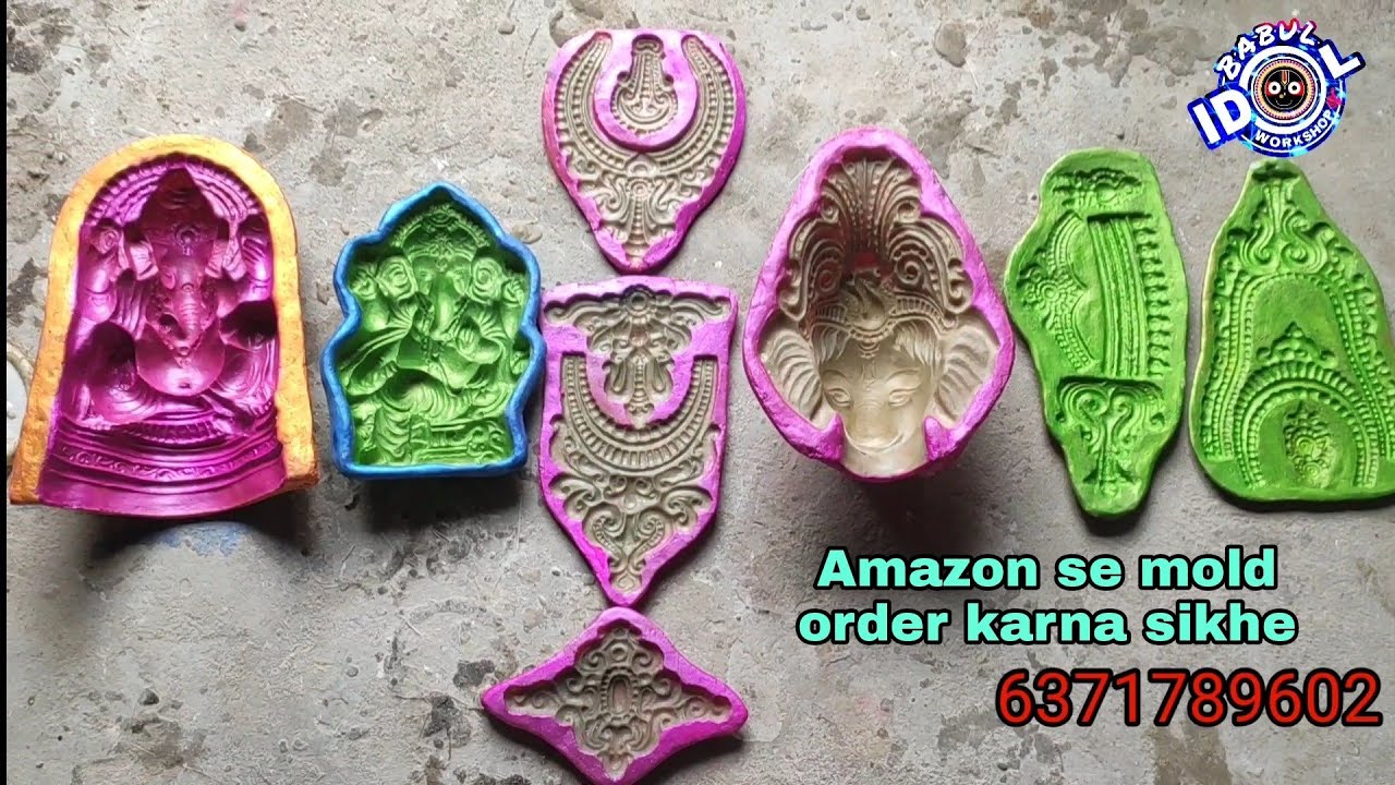 Ganesh murti mold kaise kharide | Eco Friday Ganesh murti mold making ...