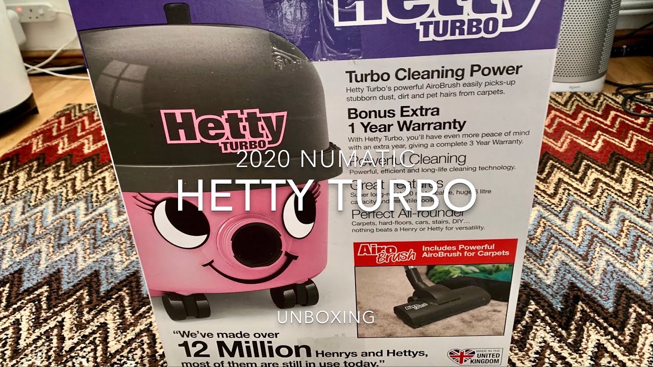 2020 Numatic Hetty Turbo Unboxing And First Look - YouTube